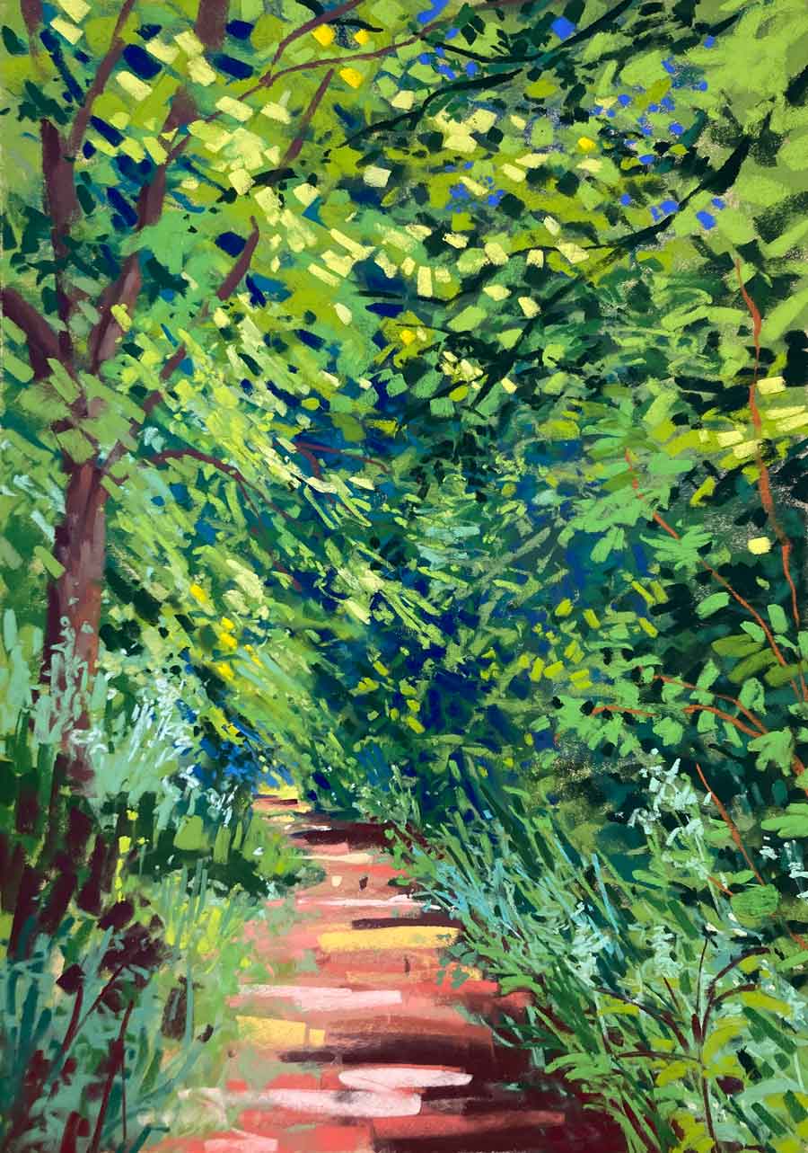 Cathy Pearce a landscape painter in Wiltshire with a specific interest ...